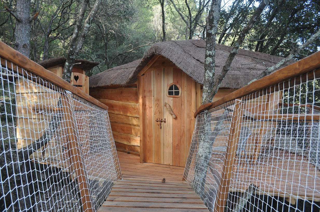 Domaine Arbres & Cabanes - Piscine et Spa - Cabanes de France